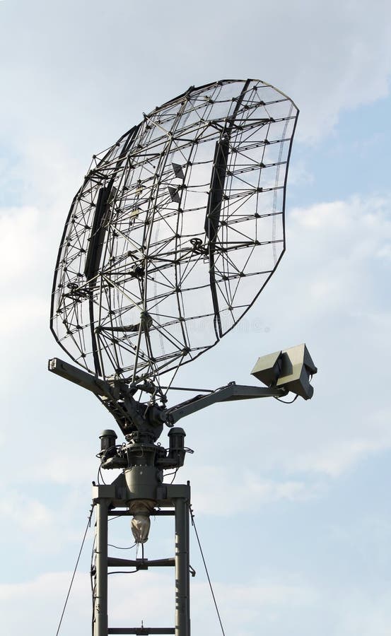 Radar antenna stock image. Image of platform, military - 47973047