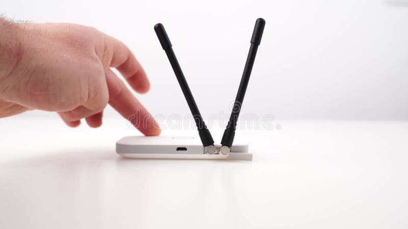 The Antenna is Adjusted on Mobile Modem. Device Has SIM Card Supported ...