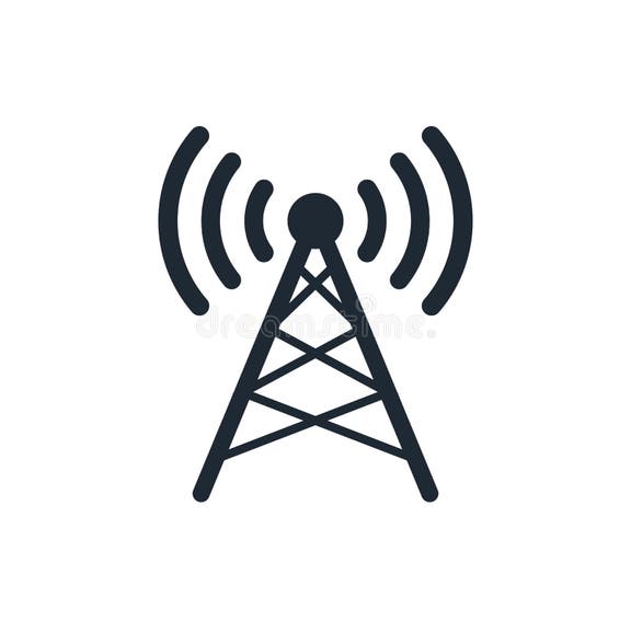 Waves Network Antenna Symbol Stock Illustrations – 2,062 Waves Network ...