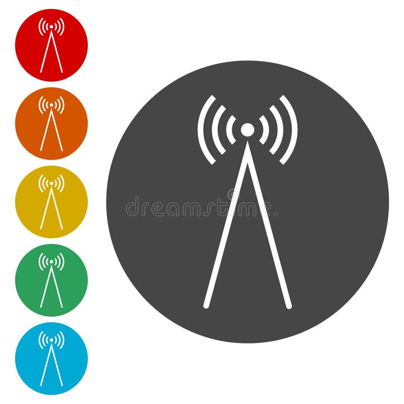 Antenna Icon Vector, Transmitter Icon Stock Vector - Illustration of ... Antenna Icon Vector, Transmitter Icon Stock Vector - Illustration of ...
