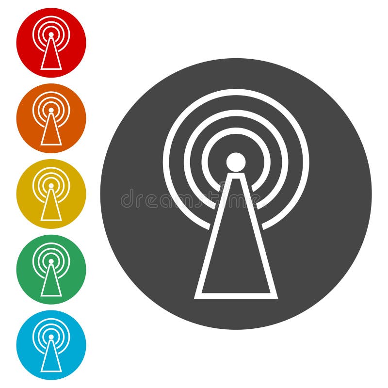 Antenna Icon Vector, Transmitter Icon Stock Vector - Illustration of ... Antenna Icon Vector, Transmitter Icon Stock Vector - Illustration of ...