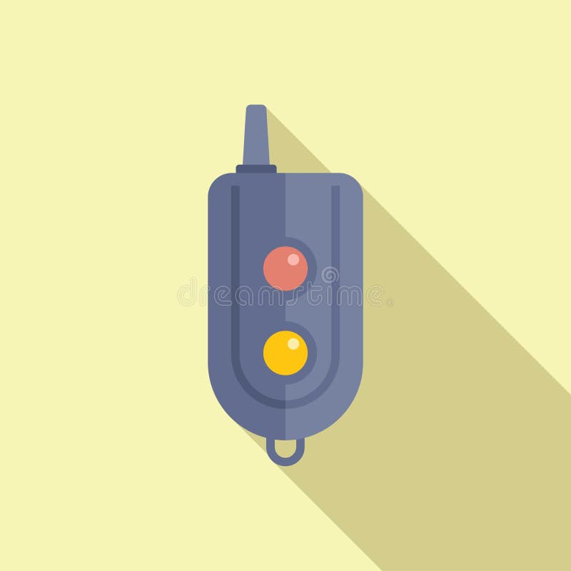 Antenna Key Control Icon Flat Vector. Vehicle Security Stock ...