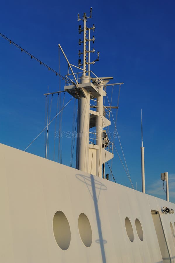 Antenna ship stock image. Image of connection, color - 13862521