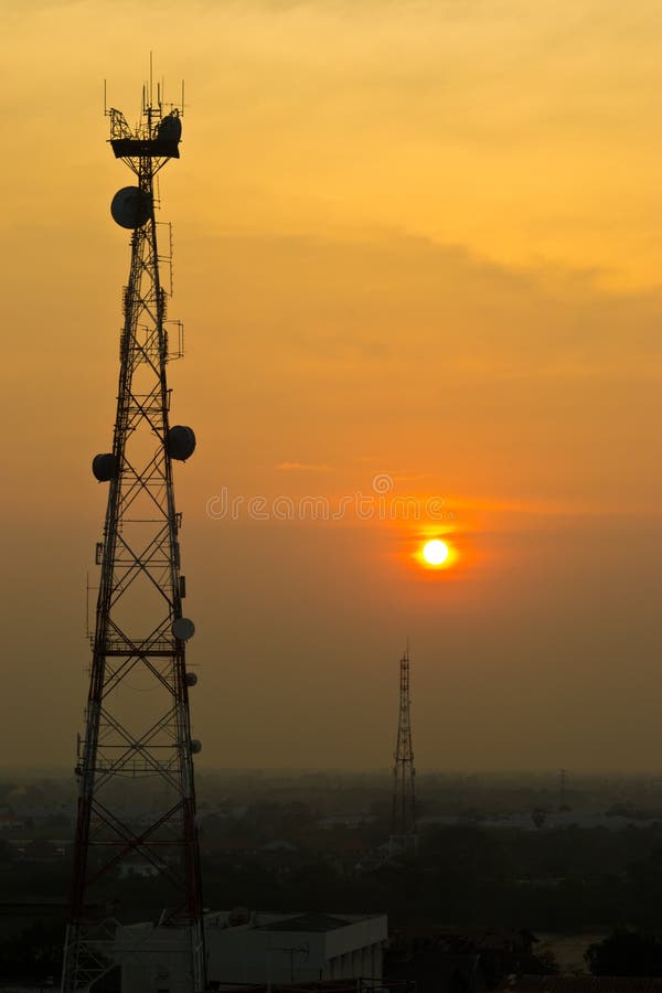 Antenna signal stock image. Image of transmitting, antenna - 29419005