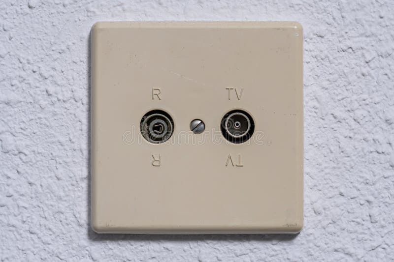 Antenna socket stock photo. Image of signal, connection - 327297700