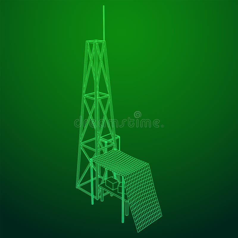 Antenna. Telecommunications Transmitter Radio Tower. Communications ...