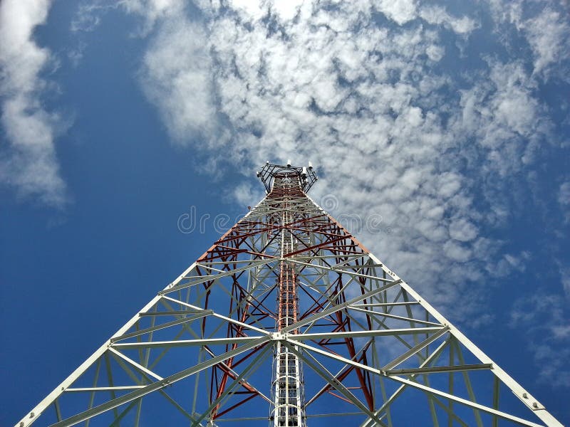 Antenna tower stock image. Image of tower, telecoms, technology - 45712537