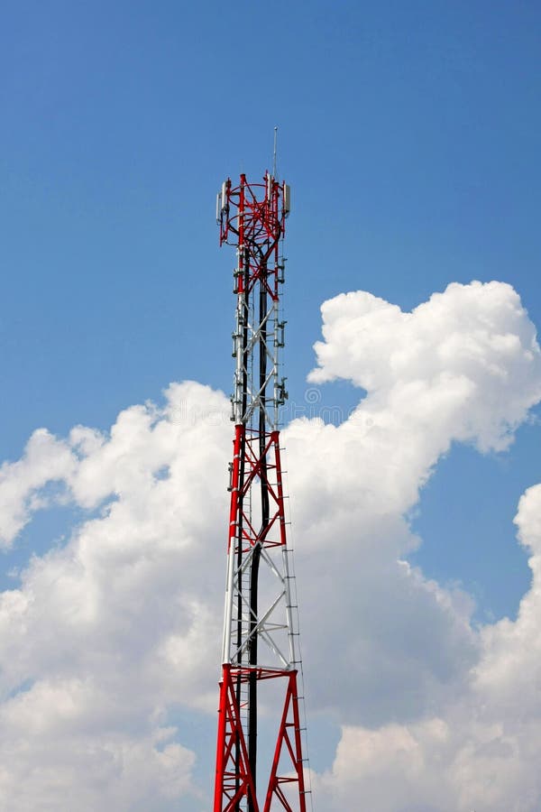 TV Tower antenna stock image. Image of device, architecture - 24285741