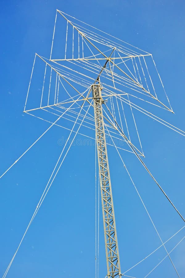 Rotating the Antenna on a High Mast Stock Photo - Image of mast ...