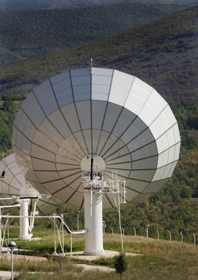 Parabolic antenna stock photo. Image of internet, round - 522620
