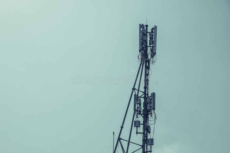 Antennas of Cellular and Communication Systems with the Blue Sky Stock ...