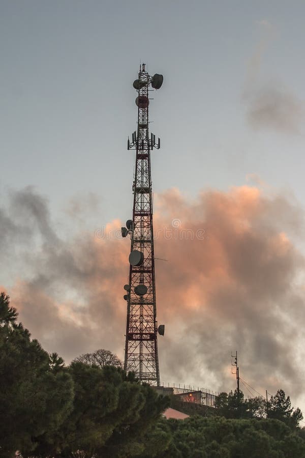 Antennas stock photo. Image of global, aerial, communication - 45305264