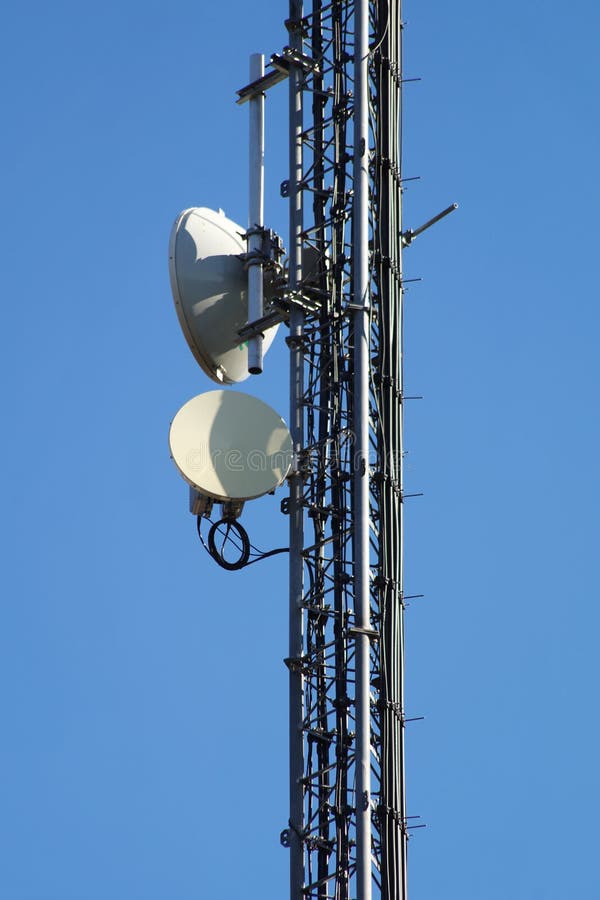 Antennas Relay Communication. Stock Image - Image of antenna, connect ...
