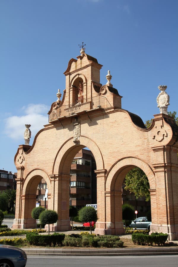 De Estepa Door and Bullring- Antequera-ANDALUSIA-SPAIN Stock Image ...