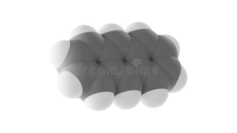 Anthracene Molecule, Polycyclic Aromatic Hydrocarbon, Molecular ...