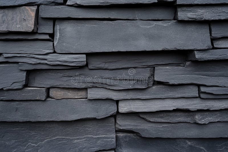 Anthracite Black Stone Texture with Natural Stone Pattern Stock ...