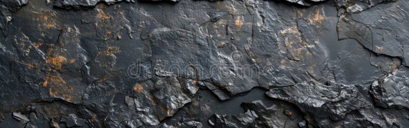 Anthracite Concrete Square Texture with Black Stone Elements ...