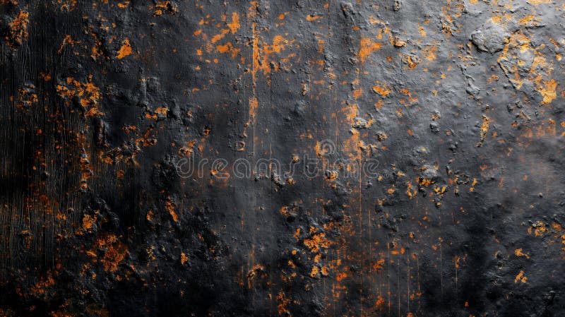 Anthracite Metal Surface with Rust Stains with Unique Texture ...