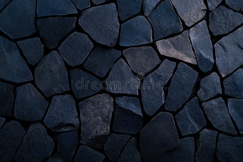 Anthracite Square Concrete Texture Background with Black Stone Stock ...