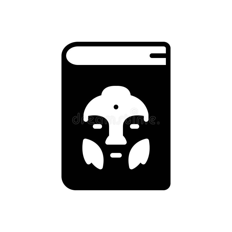 Black Solid Icon for Anthropology, Folklore and Sociology Stock Vector ...