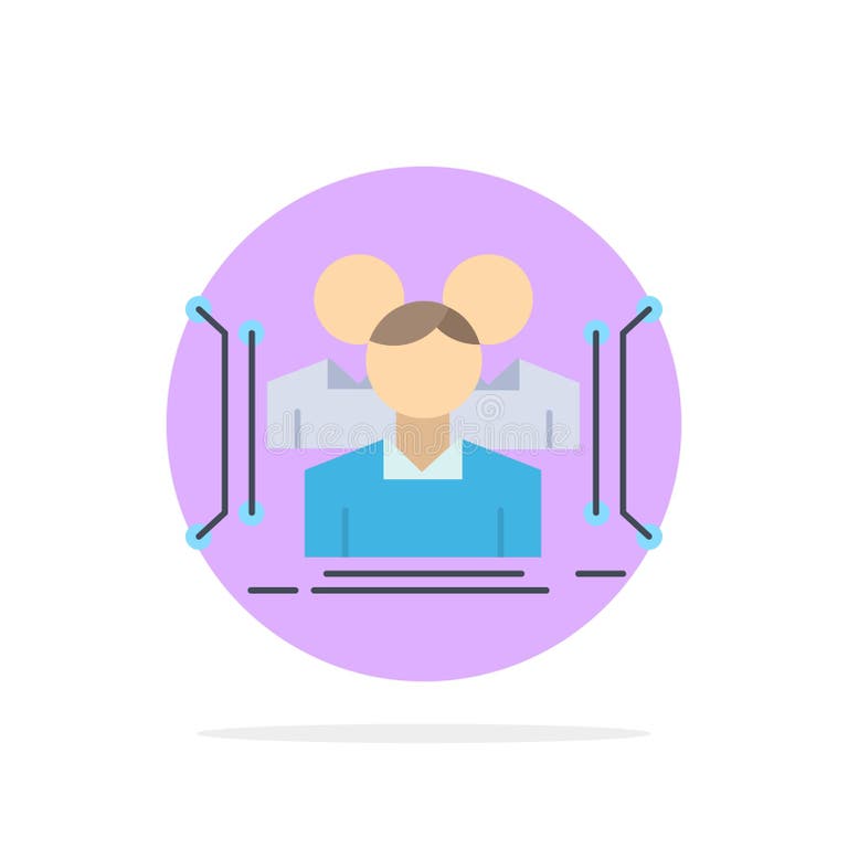 Anthropometry, Body, Data, Human, Public Flat Color Icon Vector Stock ...