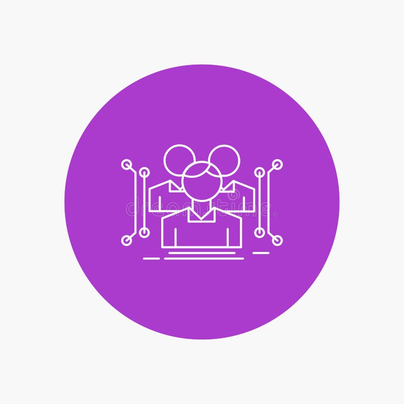 Anthropometry, Body, Data, Human, Public White Line Icon in Circle ...