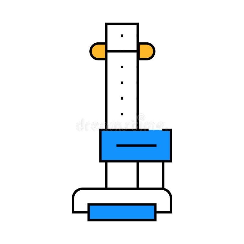 Anthropometry Tool Sign Icon Color Illustration Stock Illustration ...