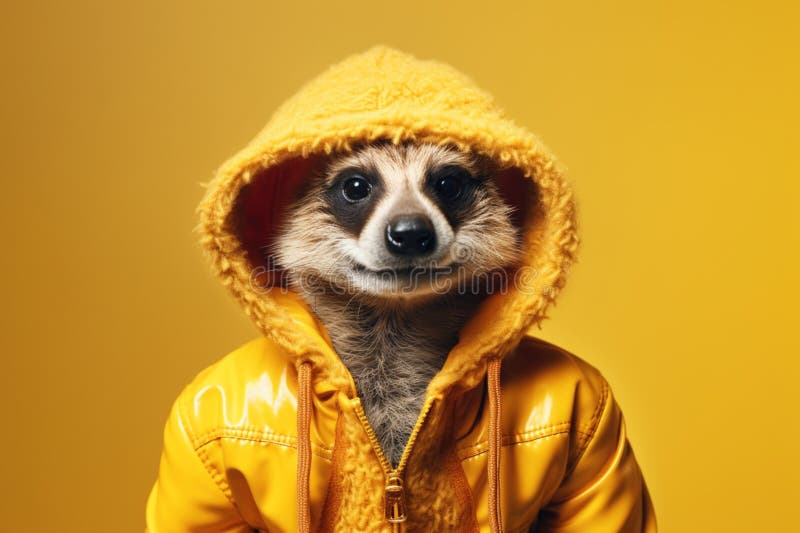 Animals Wearing Human Clothes. Generative Ai Stock Illustration ...