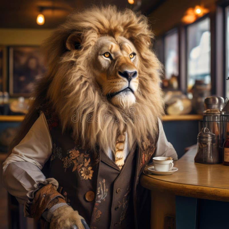 Barista Lion Stock Illustrations – 3 Barista Lion Stock Illustrations ...