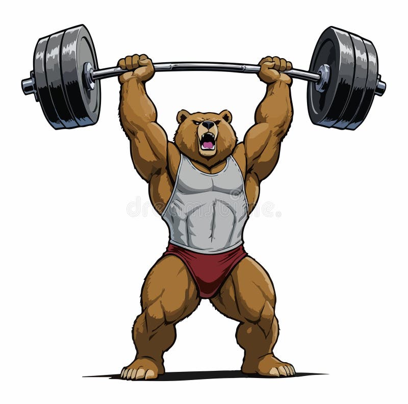 Bear Bodybuilder Stock Illustrations – 145 Bear Bodybuilder Stock ...