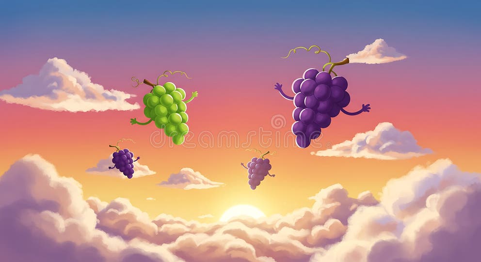 Grapes Faces Stock Illustrations – 374 Grapes Faces Stock Illustrations ...