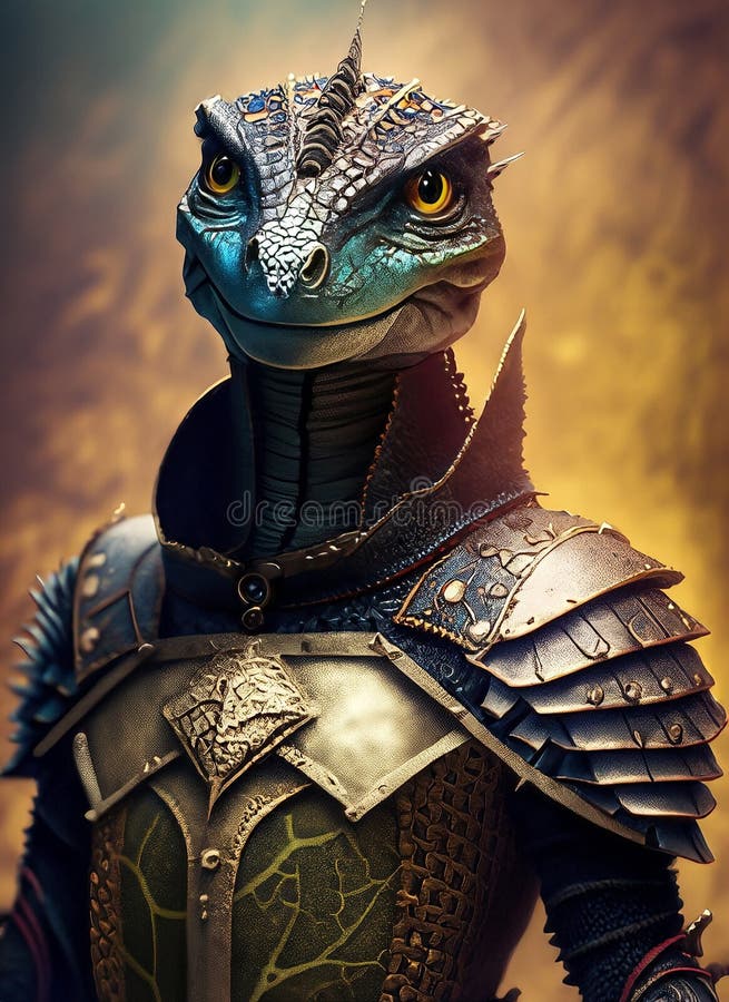 Female Lizard Warrior