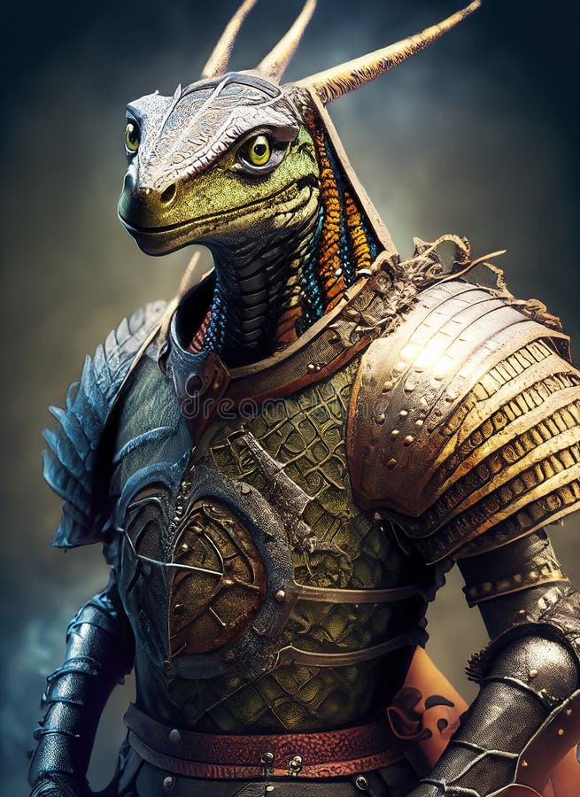 Female Lizard Warrior