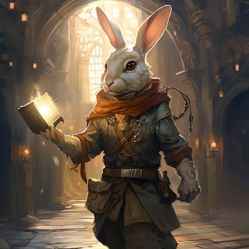 Anthropomorphic Rabbit Stock Illustrations – 561 Anthropomorphic Rabbit ...