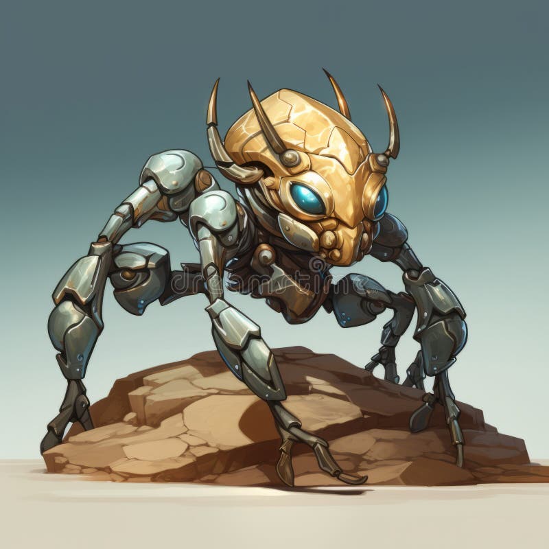 Anthropomorphic Silver Ant God - Dnd 5e - Cliff Chiang Style Stock ...