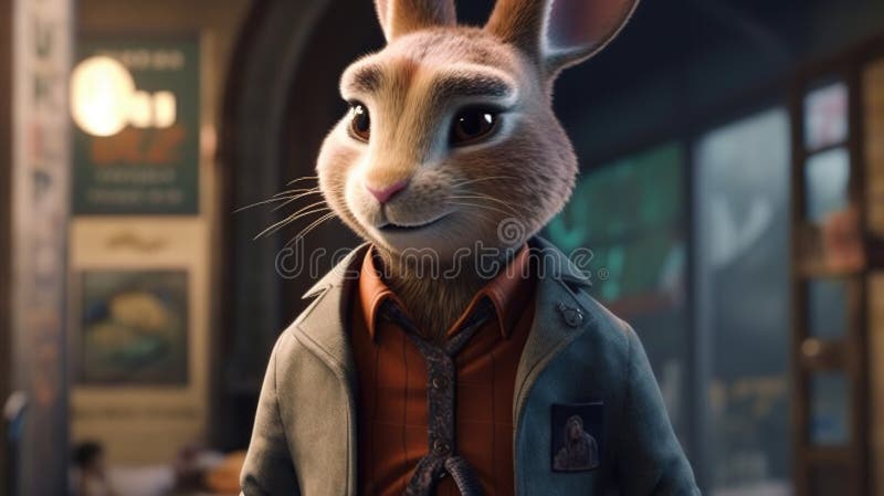 Anthropomorphic Rabbit Stock Illustrations – 585 Anthropomorphic Rabbit ...