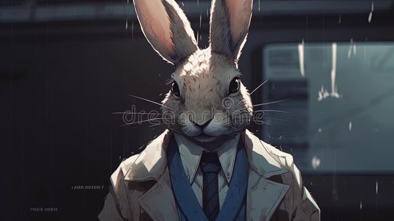 Anthropomorphic Rabbit Stock Illustrations – 557 Anthropomorphic Rabbit ...