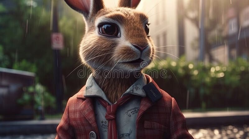 Anthropomorphic Rabbit Stock Illustrations – 561 Anthropomorphic Rabbit ...