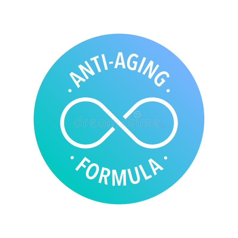 Anti Aging Formula Cosmetics Vector Badge Logo Icon Stock Vector ...
