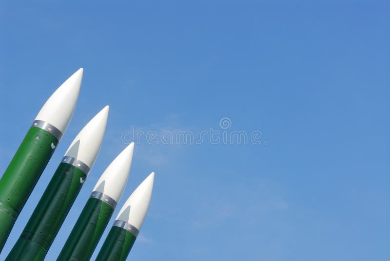 Anti aircraft missiles stock photo. Image of high, explosive - 9293760