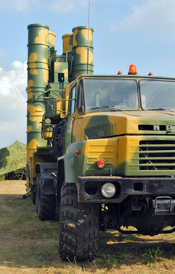 Anti-aircraft Defence System S-300 Rocket Launcher Stock Image - Image ...