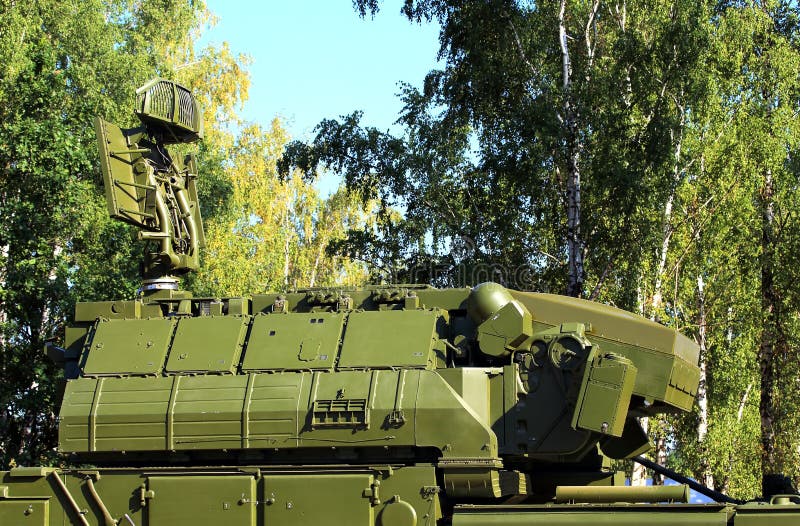 Anti-aircraft Defense System Stock Image - Image of army, morning: 44688055