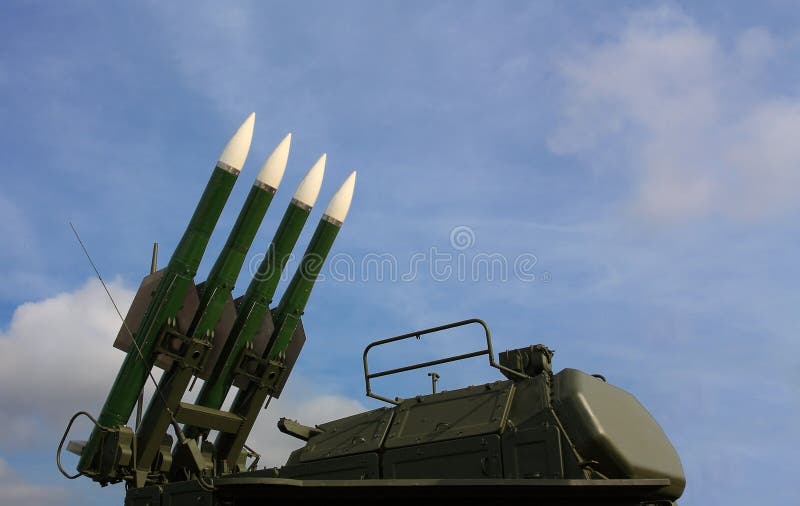 Anti-aircraft Missile System Stock Photo - Image of missile, launch ...
