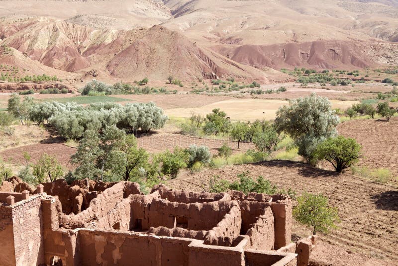 Anti-Atlas Mountains Landscape Stock Image - Image of tourism ...