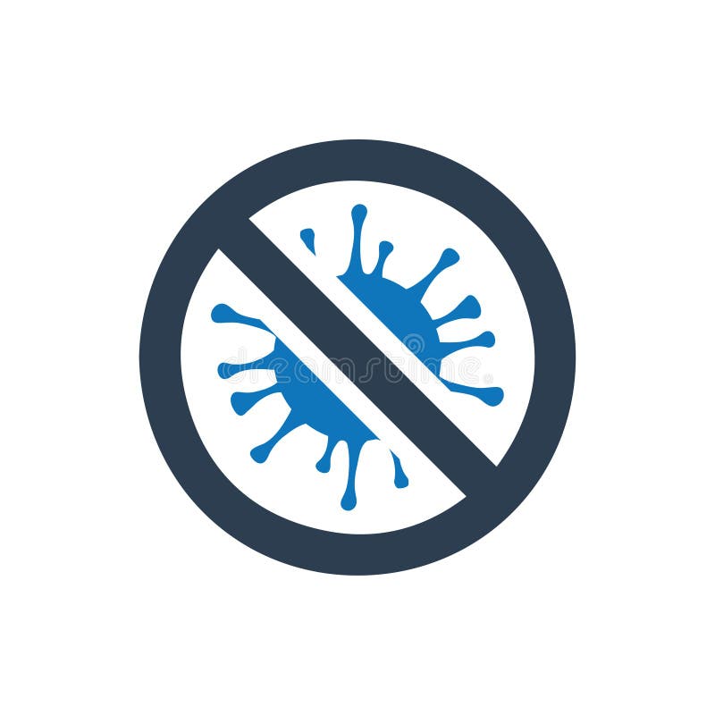 Anti Bacteria Icon stock vector. Illustration of icon - 111287830