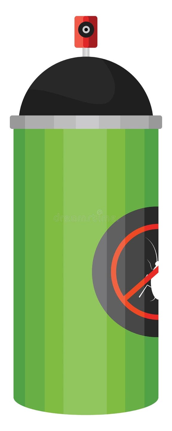 Anti bug spray, icon stock vector. Illustration of health - 261382792