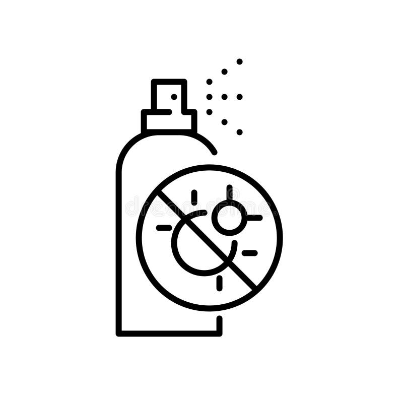 Anti Bug Spray. Pixel Perfect, Editable Stroke Line Icon Stock Vector ...