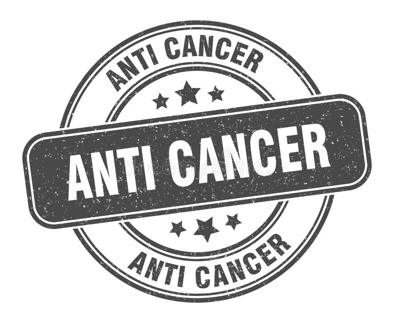 Anti Cancer Stamp. Anti Cancer Label. Round Grunge Sign Stock Vector ...