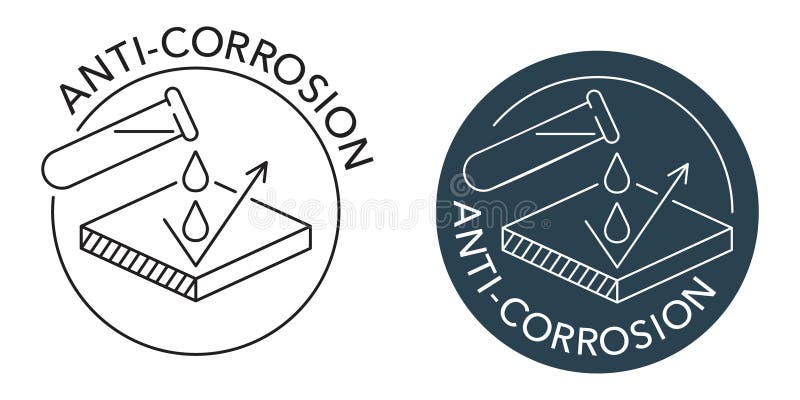 Anti-corrosion Coating Icon - Rust-proof Layer Stock Vector ...