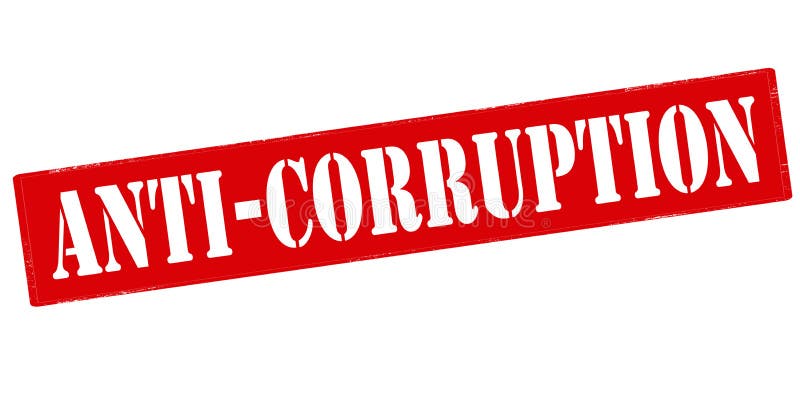 Anti corruption stock illustration. Illustration of symbol - 82272586